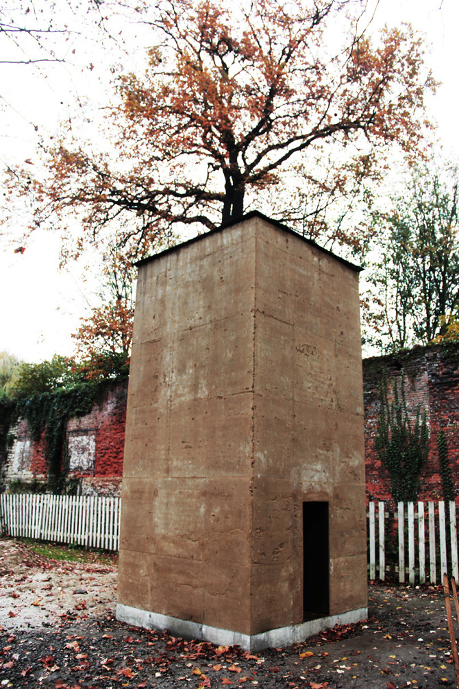 THE FIRST DISTURBANCE: A RAMMED EARTH TOWER - studies